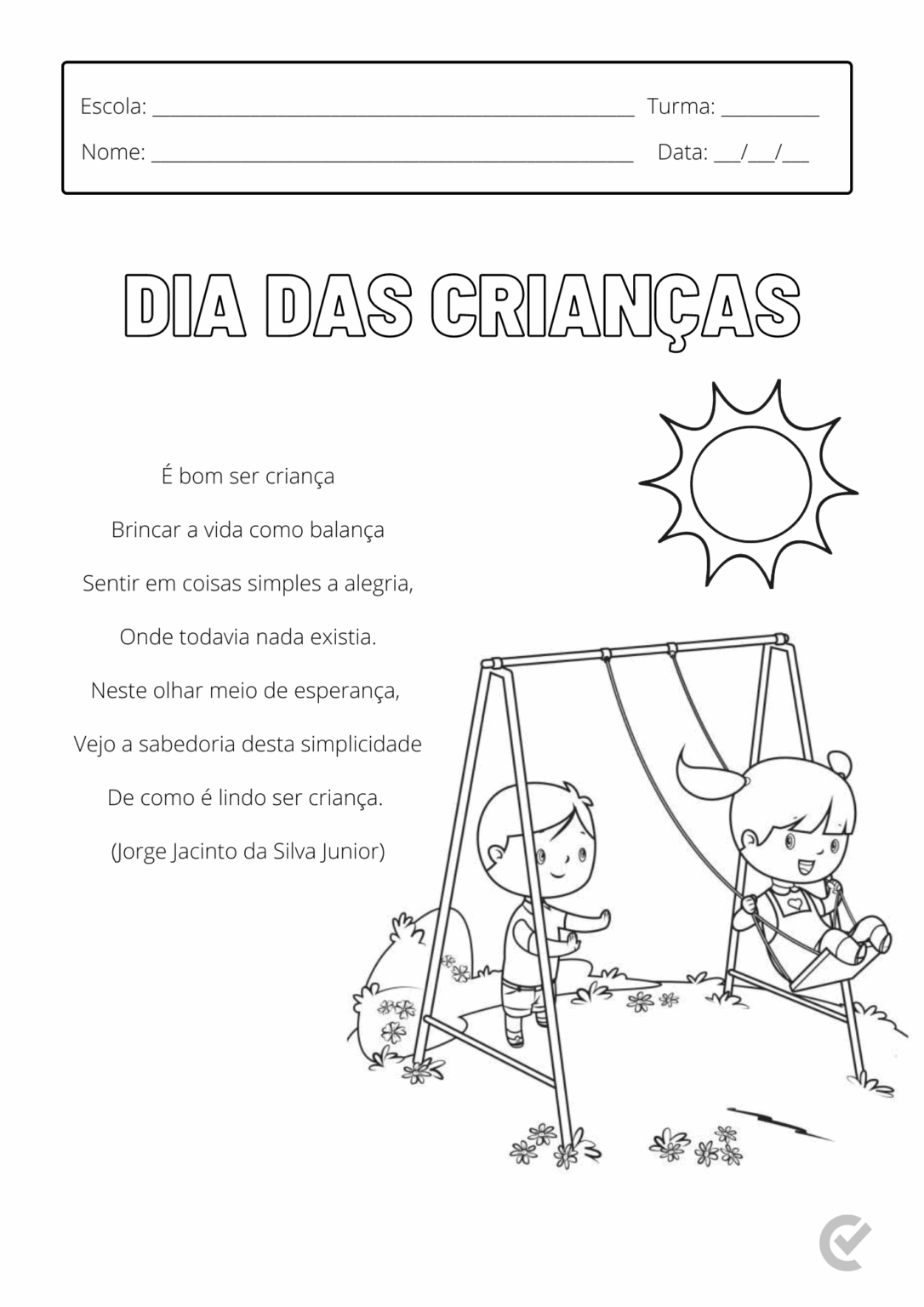 Atividades para o Dia das Crianças