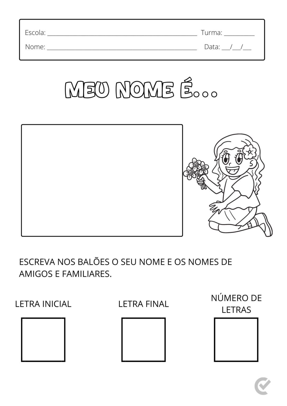 Atividades para trabalhar o nome na educação infantil