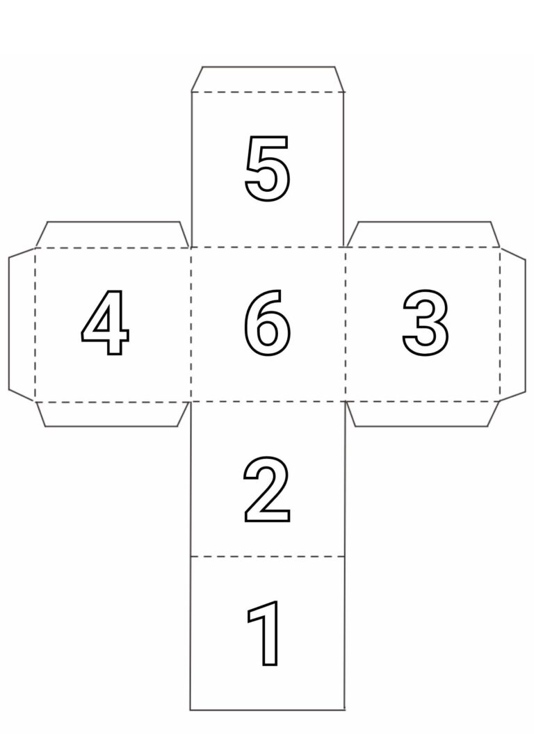 Como fazer dado de papel: 6 passos e moldes
