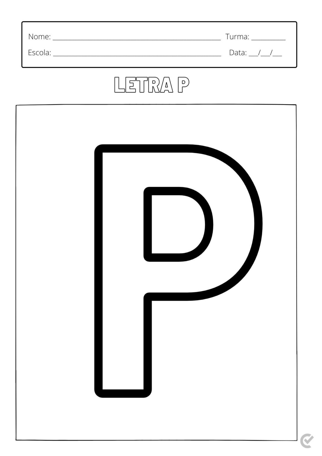 Letras do alfabeto para imprimir e recortar