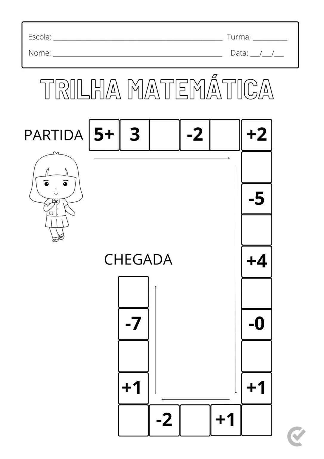 16 Jogos Pedagógicos de Matemática para Imprimir