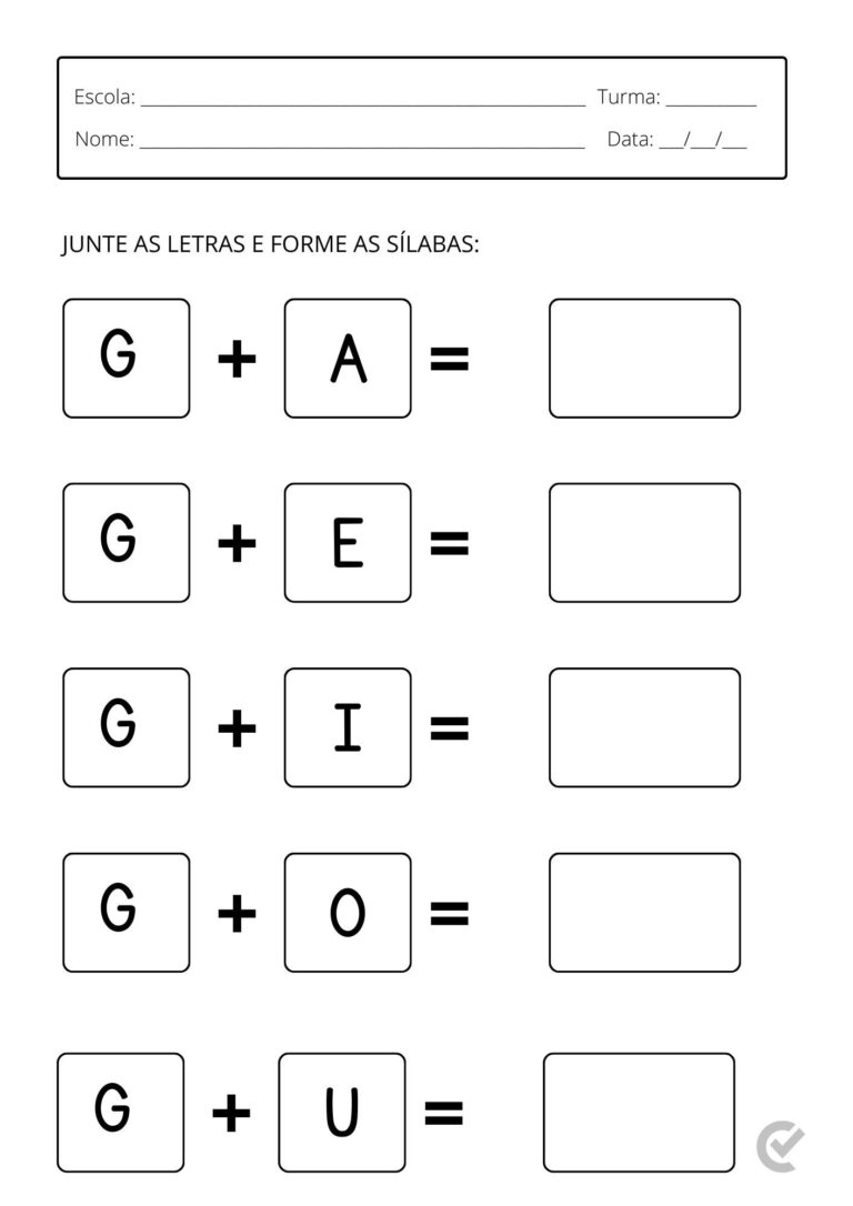 Atividades para a criança aprender a ler