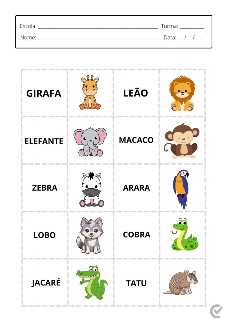 Jogo da memória para imprimir e recortar: 14 modelos prontos