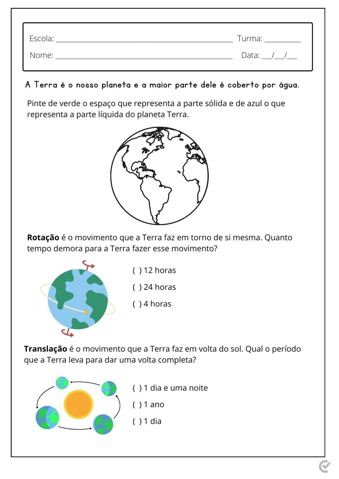 BLOG PROFESSOR ZEZINHO: Atividade de geografia 2º ano Fundamental I