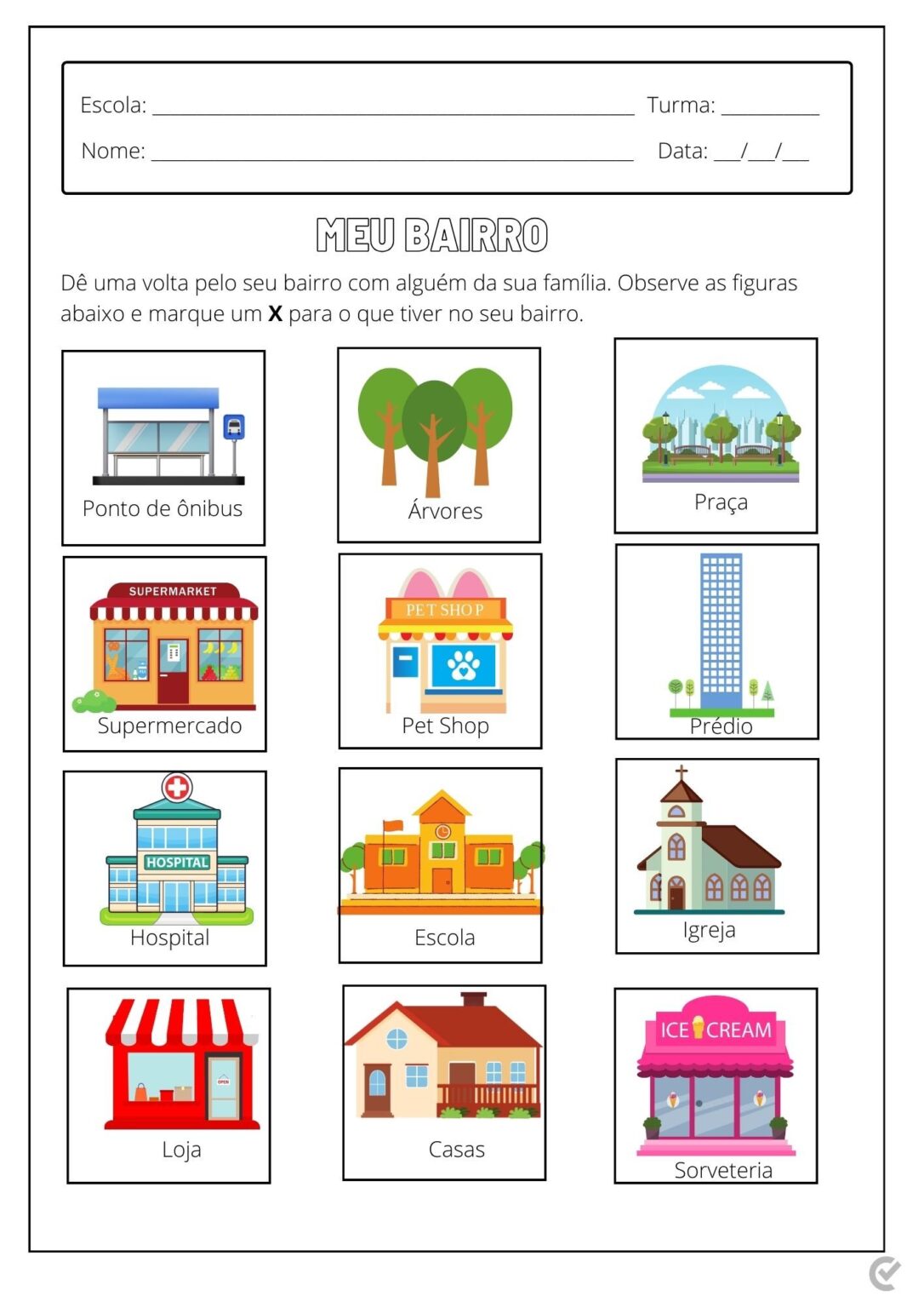 BLOG PROFESSOR ZEZINHO: Atividade de geografia 2º ano Fundamental I