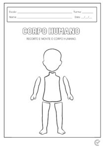 Atividades Sobre Corpo Humano Para Educação Infantil