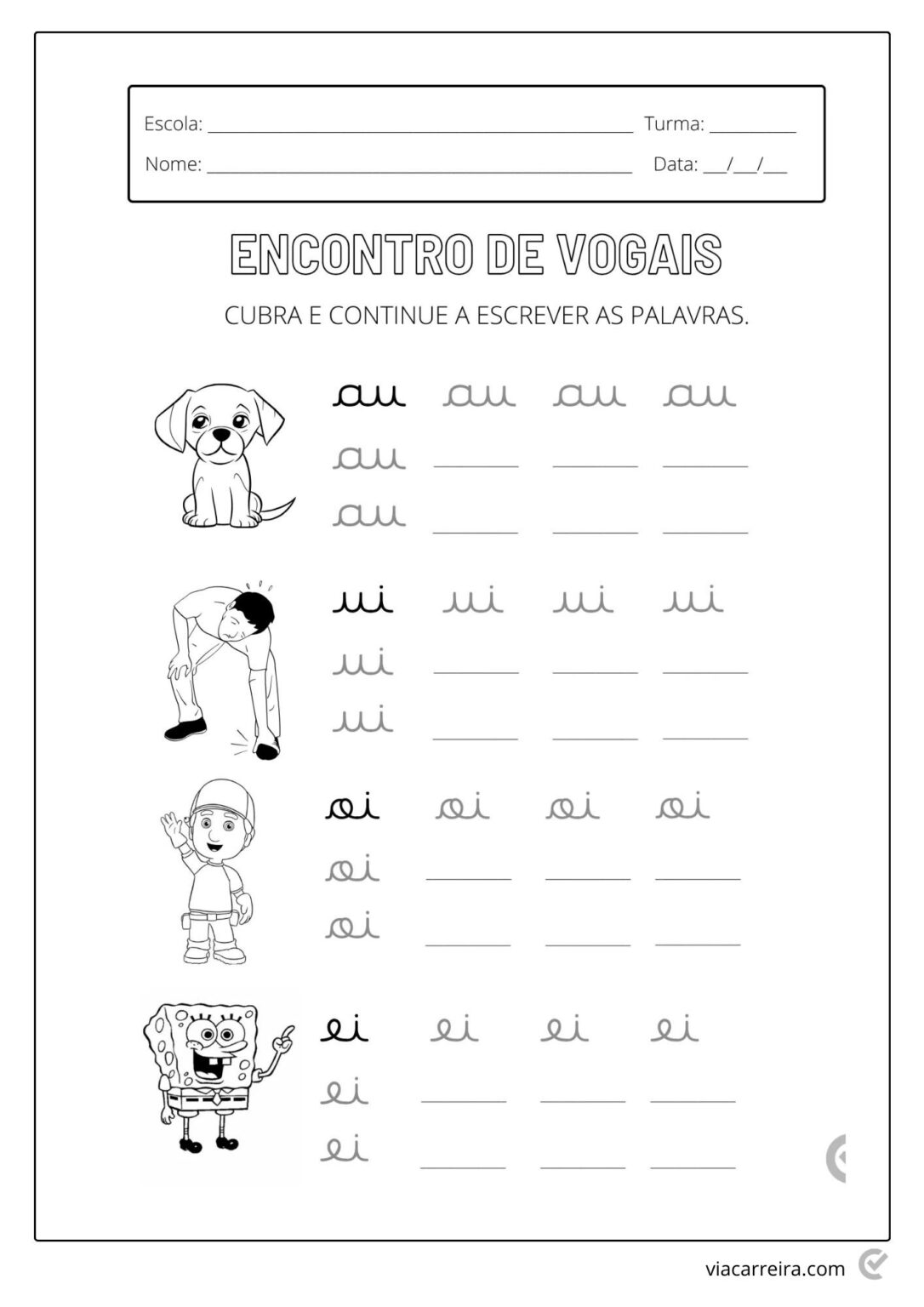 Cartilha de Alfabetização Gratuita para Imprimir