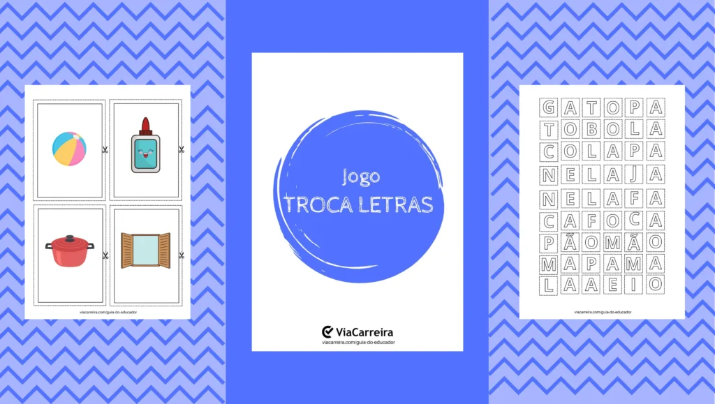 Jogo Troca Letras para alfabetizar